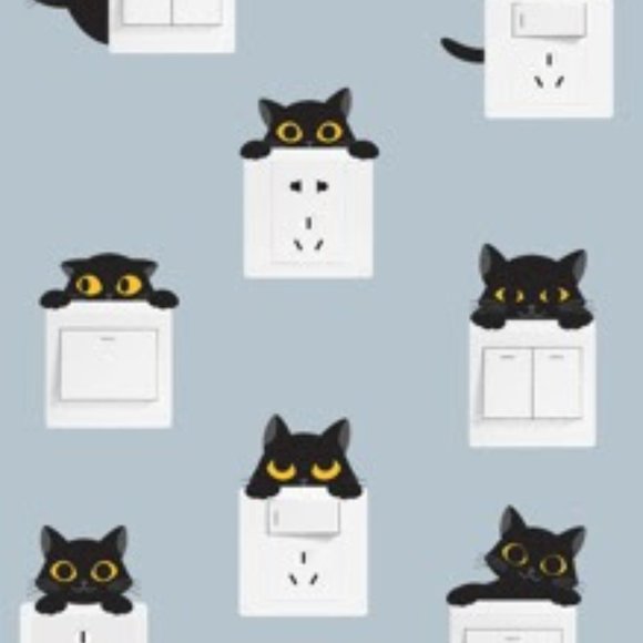 SHEIN | Accents | Cat Skull Decorative Wall Stickers | Poshmark